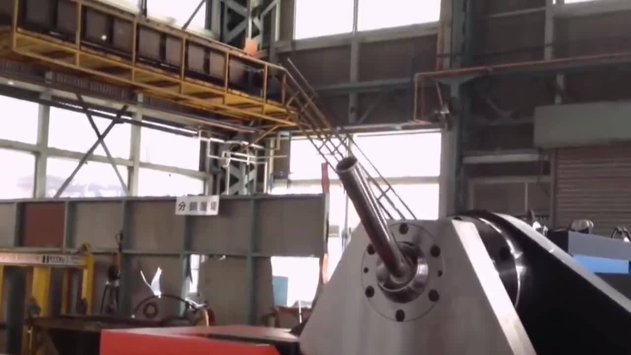 CNC 3D液压弯管操作,太魔性