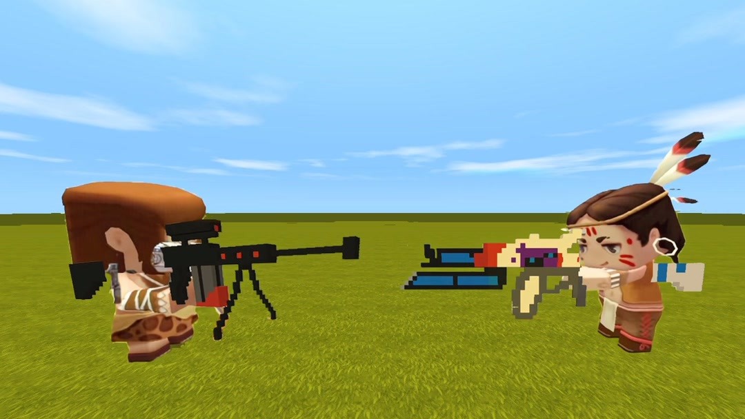 迷你世界:所有枪械竟然也拥有皮肤了,这每一把都太帅了吧