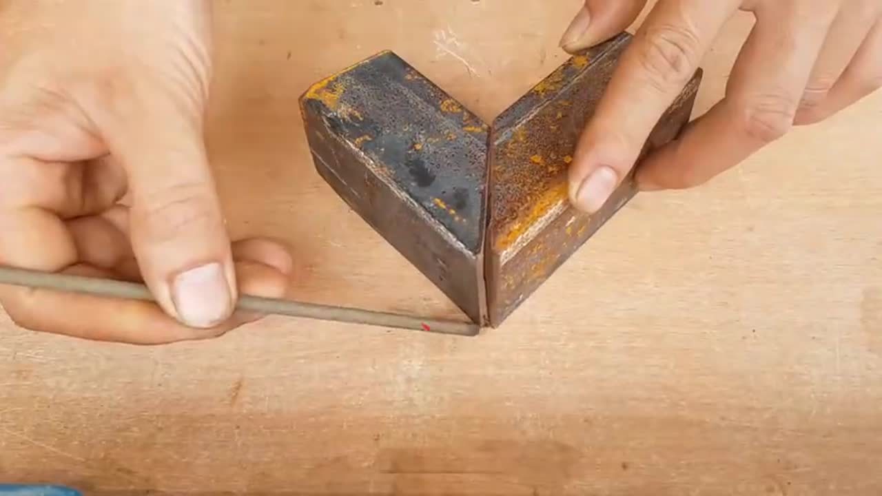 方管90度折弯小技巧,无需焊接,教你快速制作