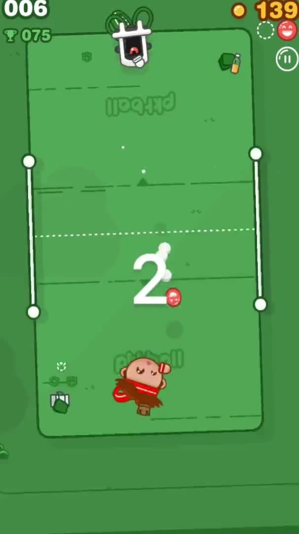 和机器人打网球,1比1打平手我很满意!