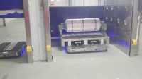 AGV搬运机器人案例,AGV小车对接自动门,对接提升机项目展示