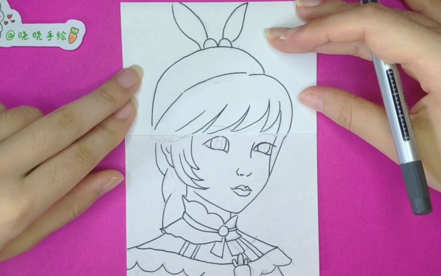 如何用一张纸手绘小舞平民和公主发型对比区别哪个好看斗罗大陆