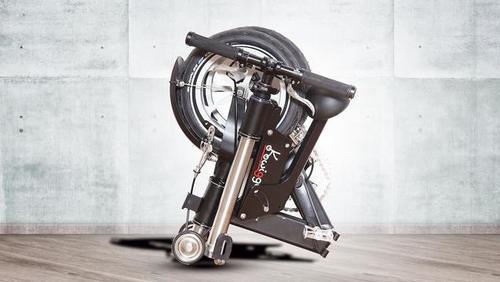 德国发明世界最小折叠车, 创新动力结构设计, 10秒就能放进包里