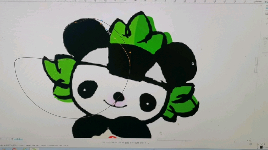 电脑平面设计课程之 coreldraw 教你如何画福娃(1)丨谭石维讲师