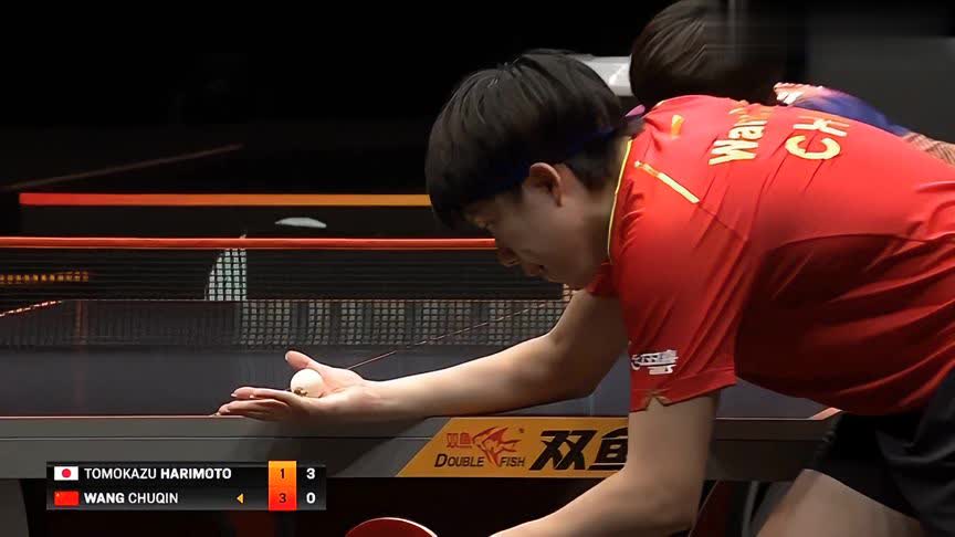 2022WTT新乡世界杯,张本智和VS王楚钦,打到8:9,决战至最后一刻