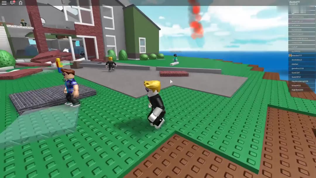 【屌德斯&小熙】 Roblox 自然灾害模拟器 爆笑乐高兄妹风骚走位躲避...
