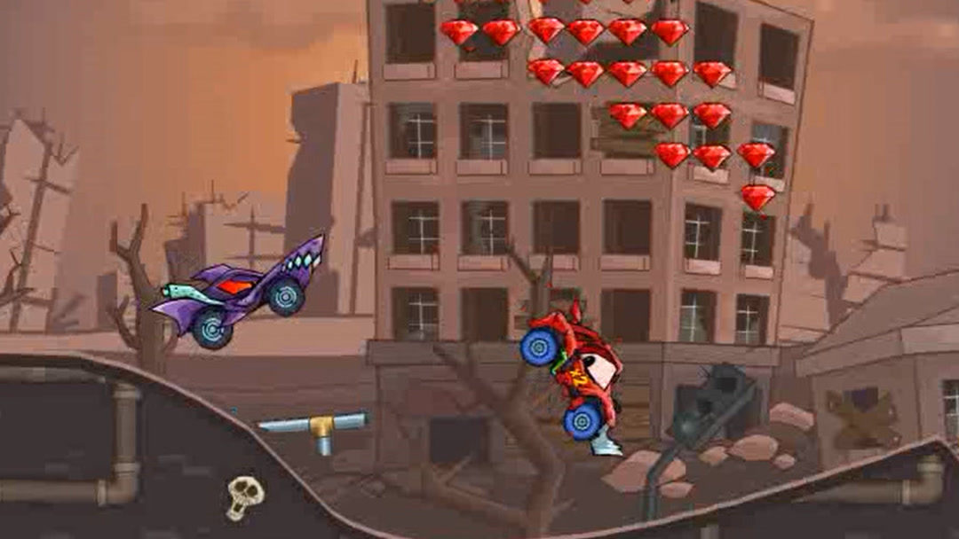 【妖精】后面的车能跑慢点么 大卡车吃小汽车游戏