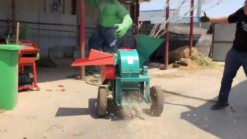 高手发明的木材粉碎机,一台设备就能养起一个厂,性能强大到不可想象!