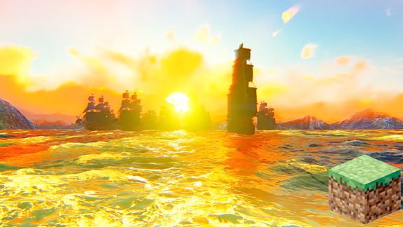 这不是MC!画质最高的游戏是我的世界?十年航海,一日上岸!