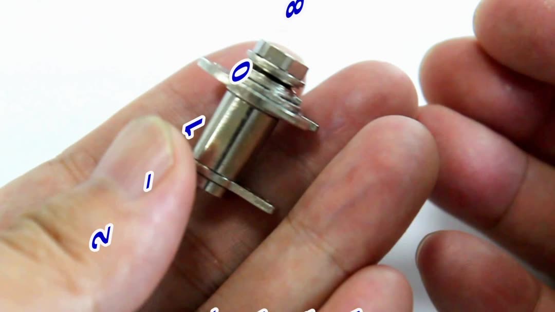 过线结构阻尼转轴细节展示过程