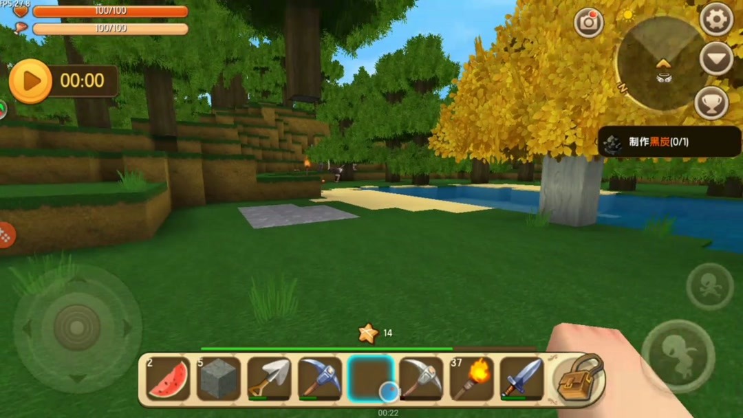 迷你世界房子外面种的白杨木长大了厄