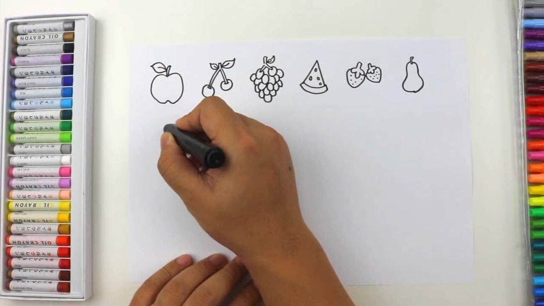 超简单:蔬菜水果的简易画