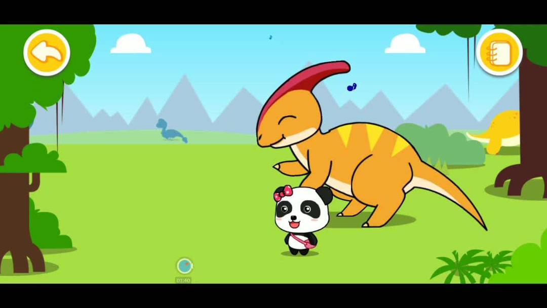 宝宝巴士恐龙乐园 她在给妙妙挠痒痒 游戏