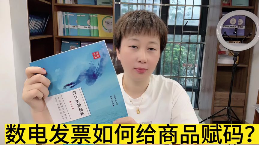 数电发票如何给商品赋码详细流程!#财税知识 #会计实操 #财务人