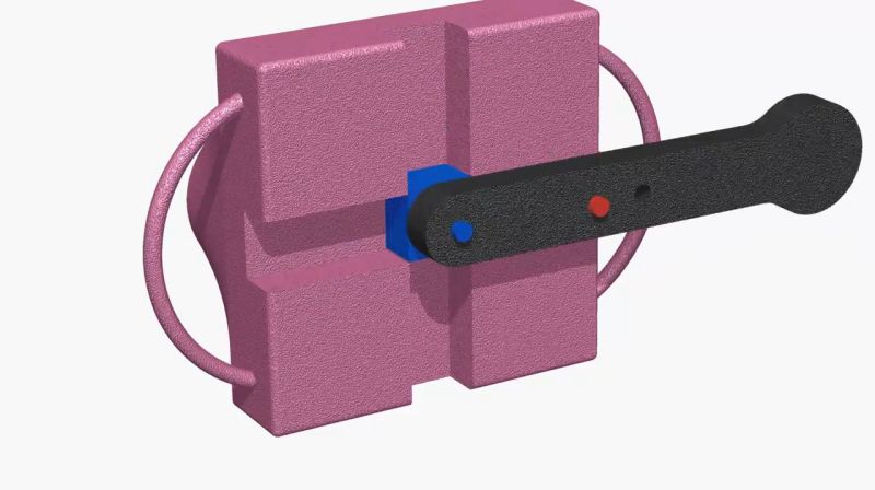 别看这机械结构简单,它能实现循环往复的运动