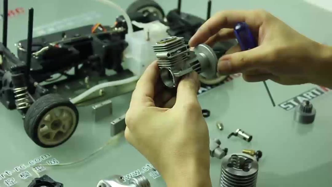 rc模型车发动机拆装介绍视频 模型车技术障碍讲解 高手玩车指导