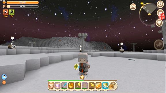 迷你世界死亡225次,寻找空岛紫莹石