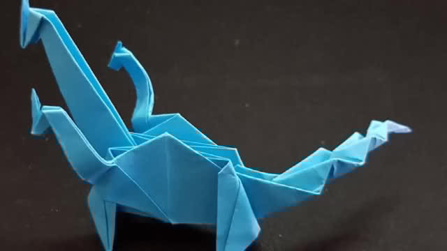 非常威猛的三头龙折纸教程,你学了吗?简单折纸大全
