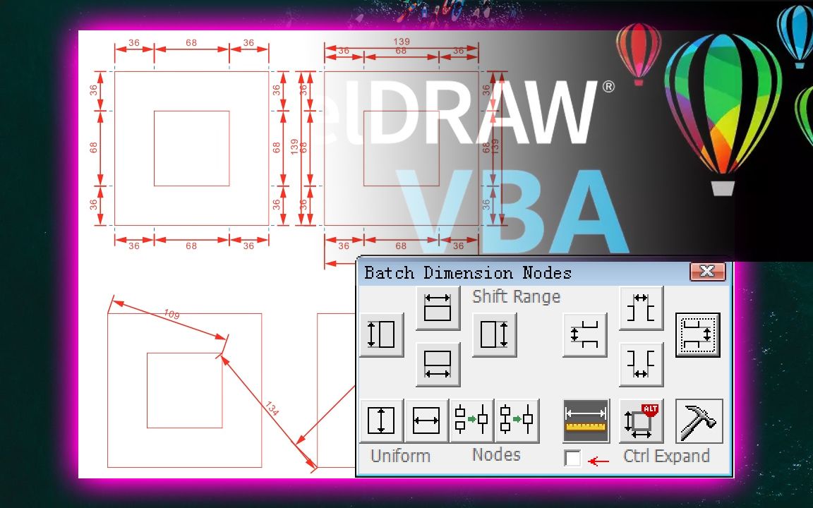CorelDRAW VBA 免费插件中最强的标注工具 不服来辩
