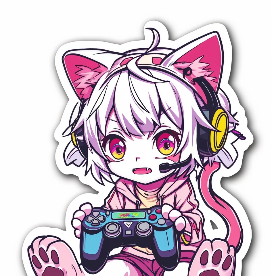 忙着玩游戏的豆干辣条 