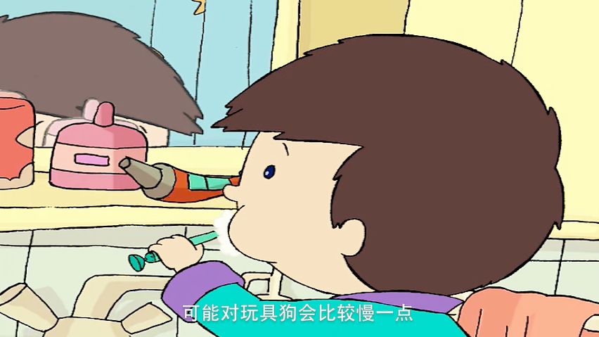 小狗皮皮 第三季:奇奇想帮助皮皮,爸爸说耐心一点,皮皮很开心