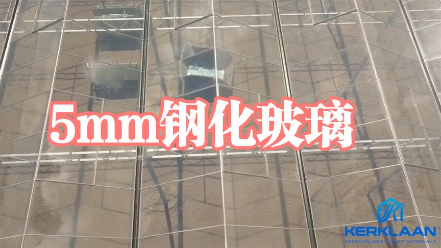 5mm钢化玻璃在纹络型玻璃温室大棚中的应用以及安装