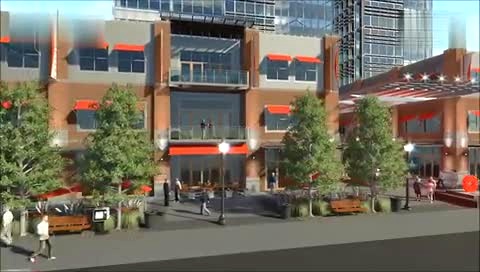 国外某社区商业综合体设计方案SketchUp Lumion动画