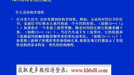 ansys视频教程结构非线性析