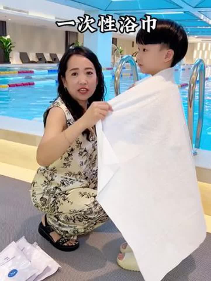 ...旅游、游泳、去水上乐园的话、这个9.9元5条的一次性浴巾一定要...