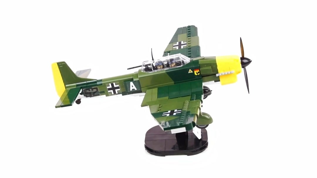 拼砌COBI积木德国二战容克87B型俯冲轰炸机