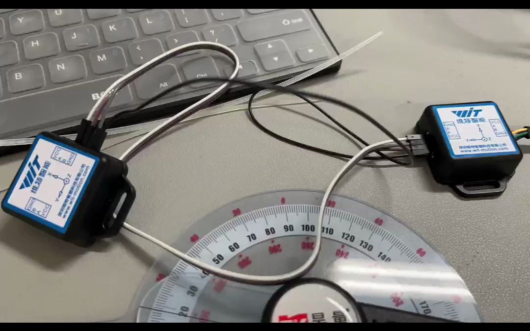 维特智能角度传感器 “测量人体关节角度” 可同时多级联128个传感器