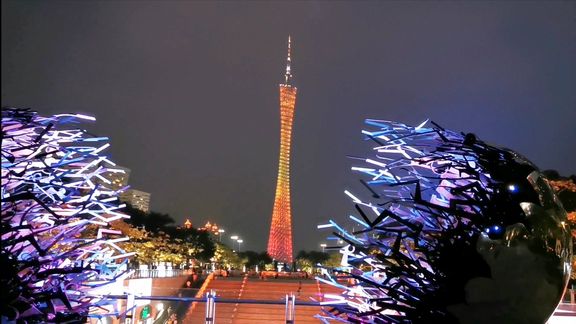2020年跨年倒计时,看广州小蛮腰不一样的风彩,祝各位新年快乐
