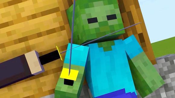 我的世界动画-怪物学院 vs 忍者军团