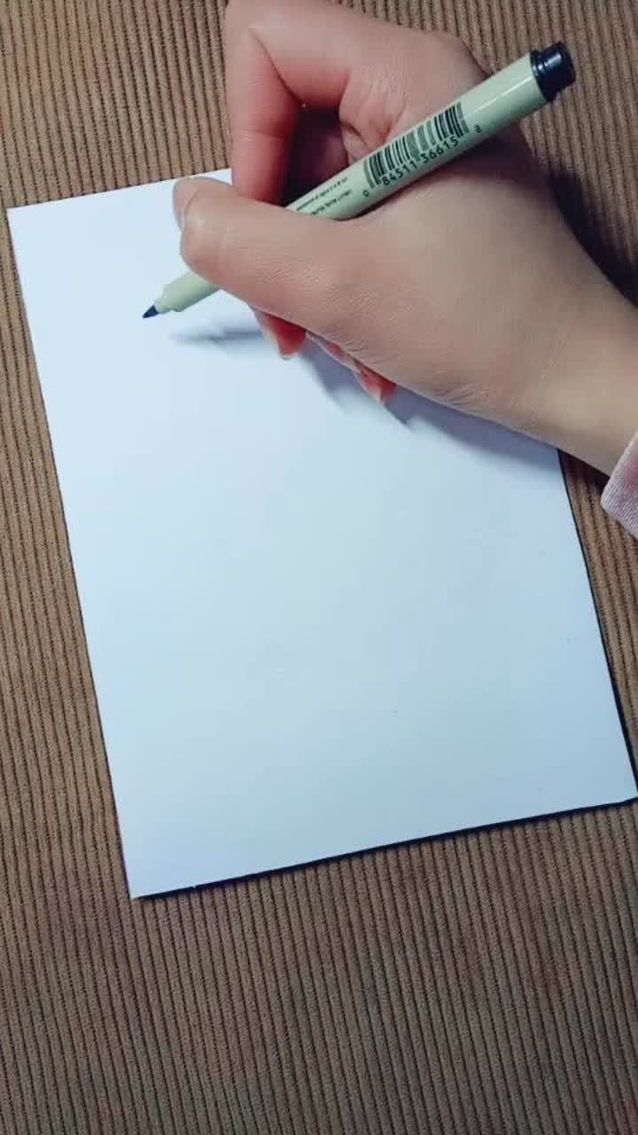 教你们一个简单的手帐边框❤