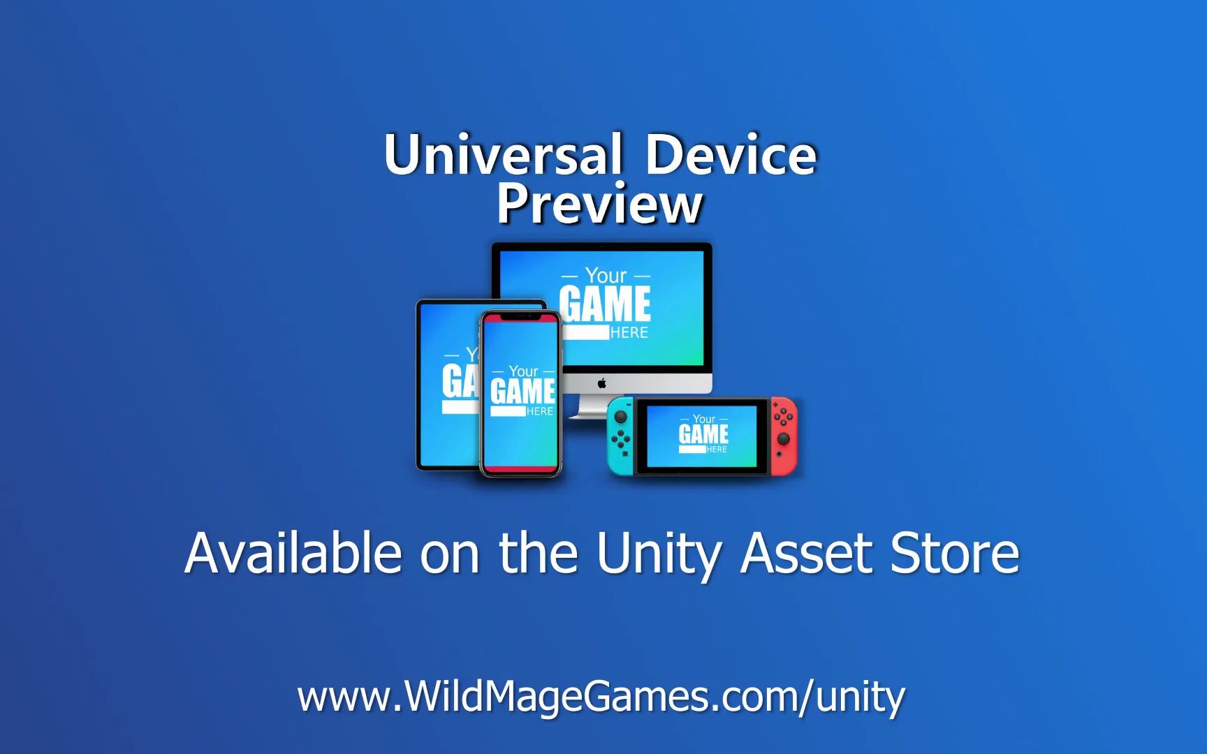 Unity插件 – 通用设备预览 Universal Device Preview