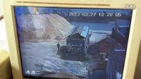 扬州渣土车翻车过程
