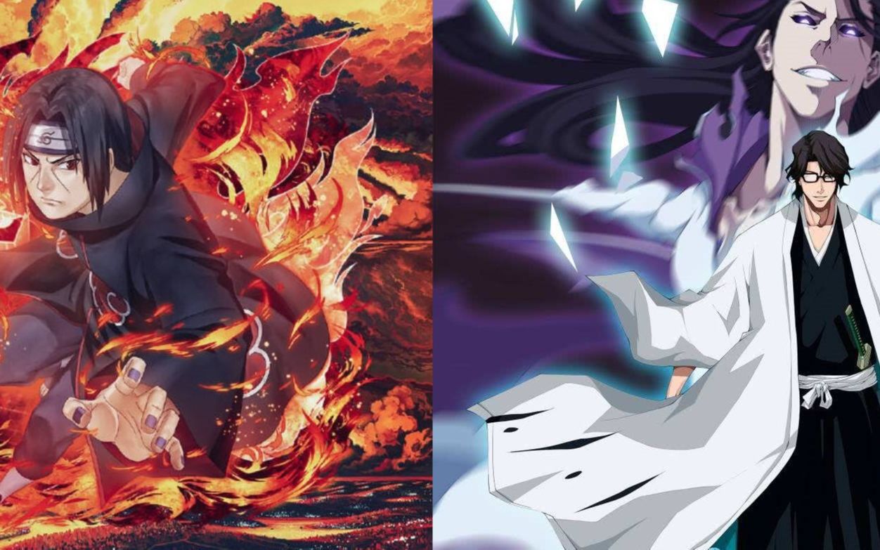 MUGEN:宇智波鼬vs眼睛蓝染 (万花筒写轮眼vs镜花水月)高强度