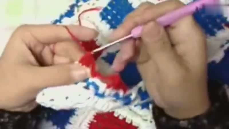 宝宝毛衣编织视频教程全集 女宝宝时尚斗篷 零基础(第五集)