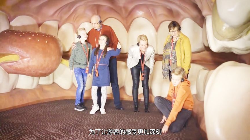 模仿人身体结构的博物馆,游客进去之后,能听到身体的各种声音