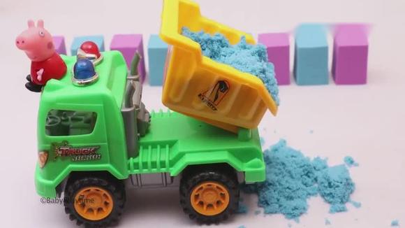 亲子早教益智玩具 儿童手工创意制作太空沙公交车玩具模型