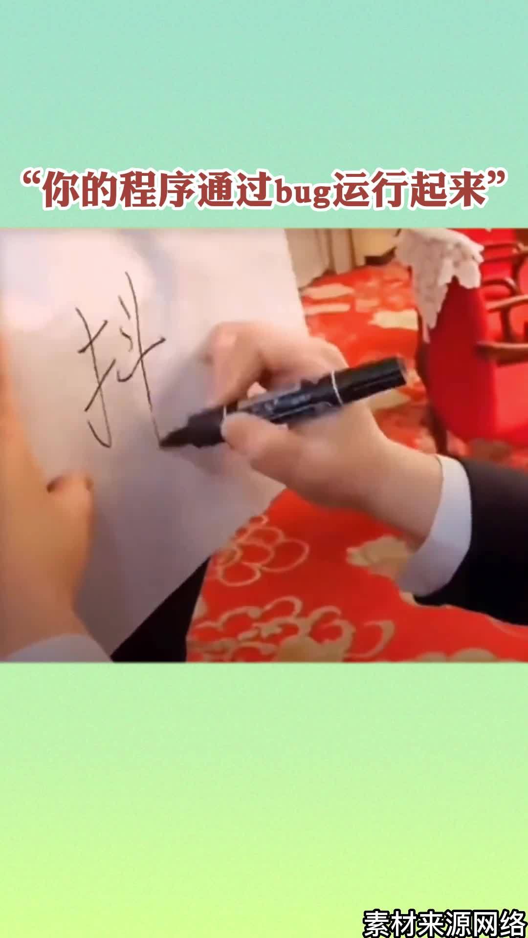 当你的程序通过bug运行起来!