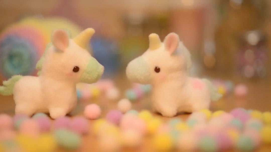 实景定格动画,制作出的小泡面和一群布偶娃娃