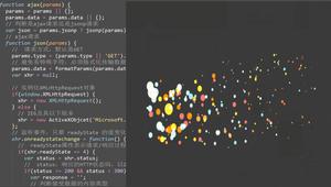 跪拜大佬,程序员200行JavaScript代码做出炫酷的粒子特效,服气