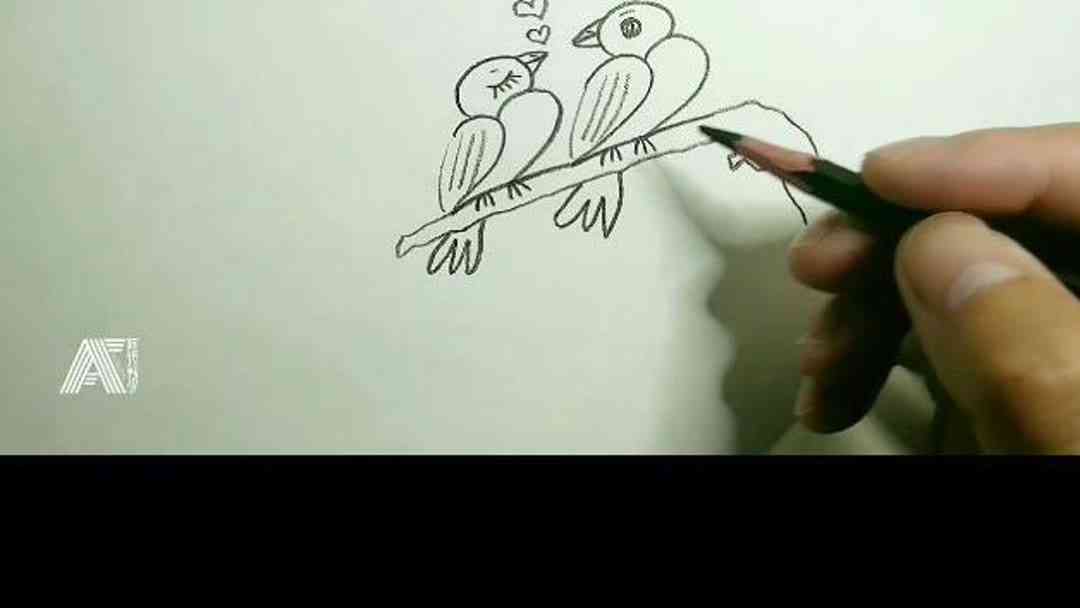 数字2画鸟,简单有趣实用的儿童简笔画。祝小朋友们六一儿童节快乐!