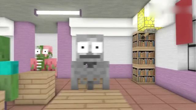 MC动画:怪物学院《烹饪课》,凋零骷髅魔法厨艺制作美女厨娘him动心!