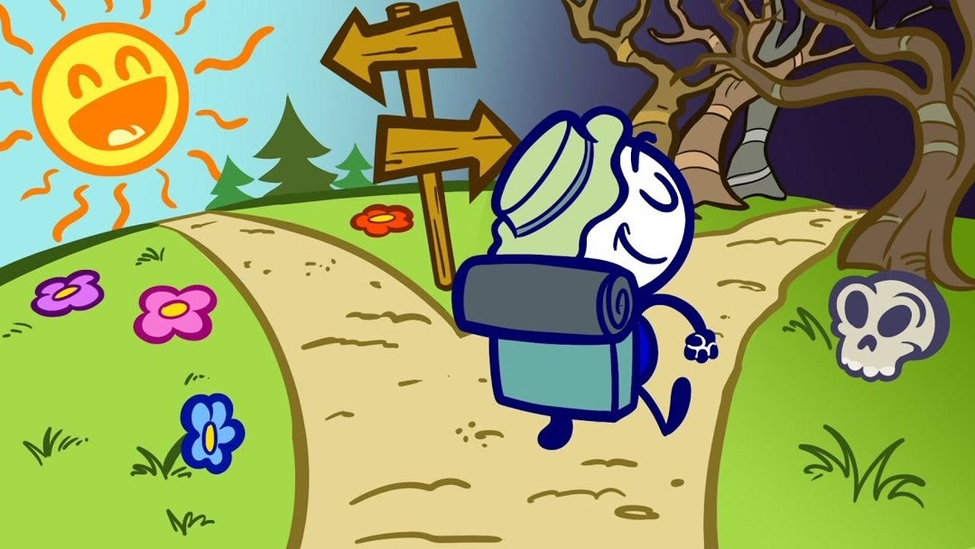 趣味动画:小呆的徒步旅行