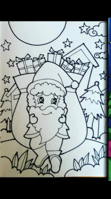 圣诞元旦儿童画,喜欢的支持一下吧!后面有交流群,扫码进群～儿童画 ...