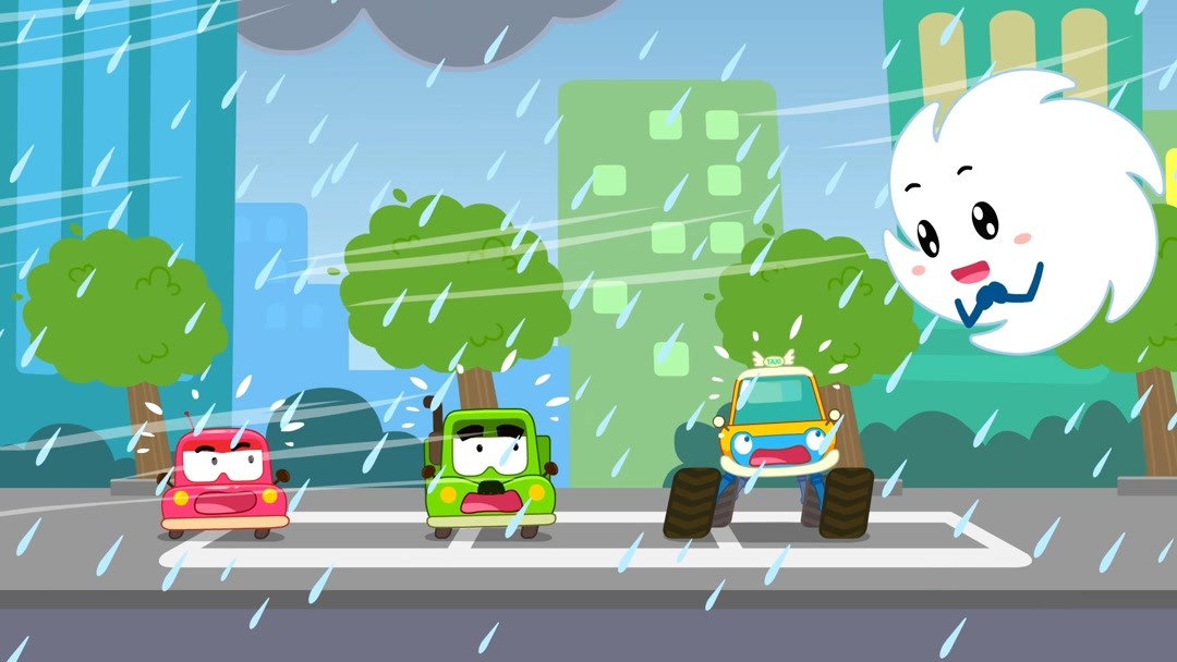 宝宝巴士儿童安全 第47集 台风来了