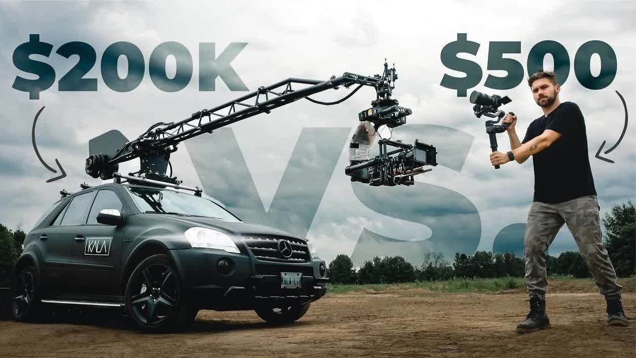 手持国产稳定器VS百万级好莱坞跟拍车实战哪家强?