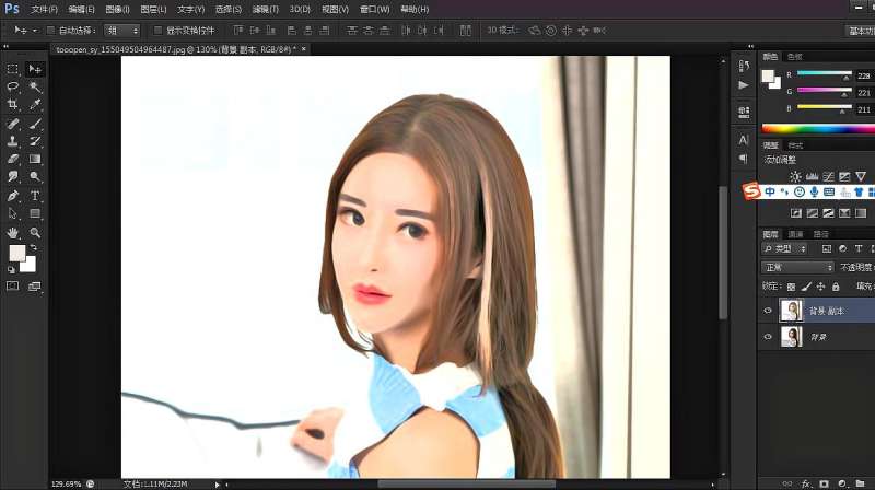 简单易学的油画效果制作,PS教你!